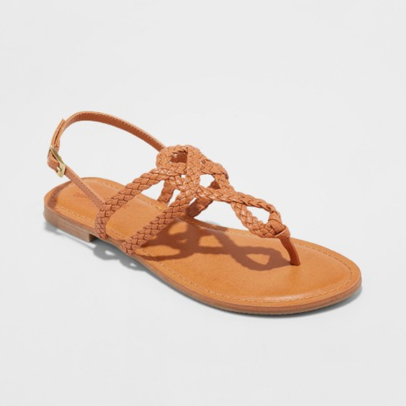 Universal Thread | Shoes | Womens Jana Braided Thong Ankle Strap Sandal ...